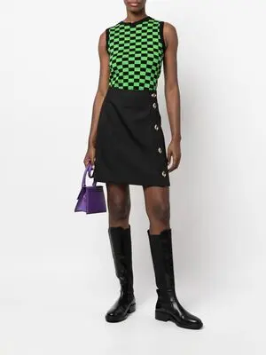GANNI Button-up Mini Skirt
