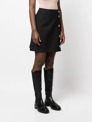 GANNI Button-up Mini Skirt
