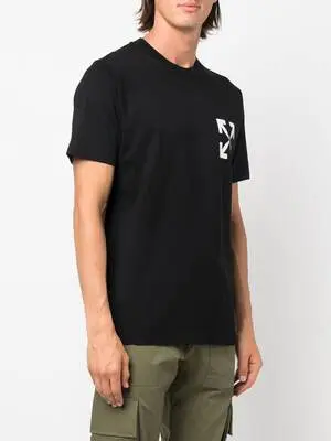 Off-White Arrows-logo Organic Cotton T-shirt