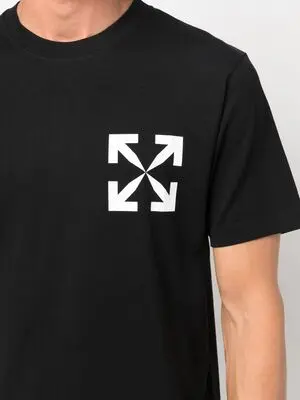 Off-White Arrows-logo Organic Cotton T-shirt