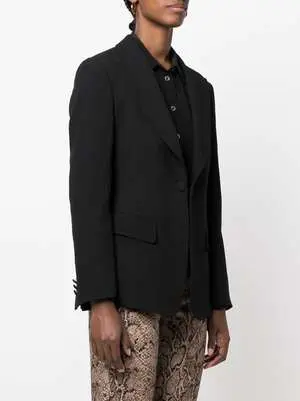 Alberta Ferretti Peak-lapel Single-breasted Blazer