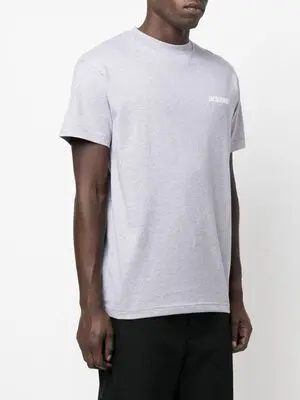 Jacquemus Logo Print Cotton T-shirt - Grey