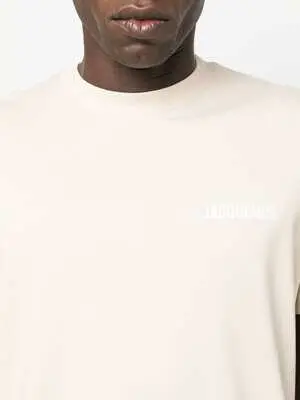 Jacquemus Logo Print T-shirt - Neutrals