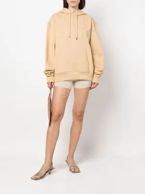 Jacquemus Le Sweatshirt Brodé Hoodie - Neutrals
