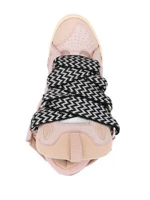 LANVIN Lace-up Low-top Sneakers - Pink