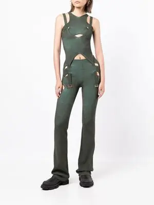 DION LEE Lock Slit-detail Trousers