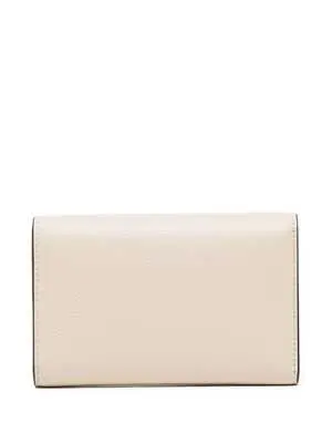 Mulberry Pebbled Logo Lettering Wallet