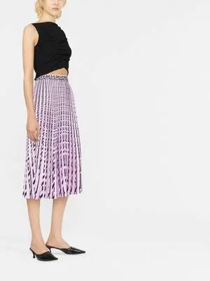 Versace Gathered Sleeveless Top