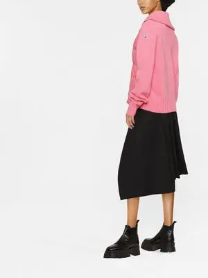 Moncler Padded-panel Wool Cardigan