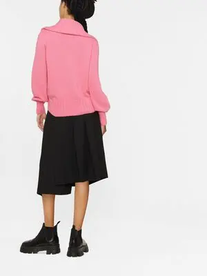 Moncler Padded-panel Wool Cardigan