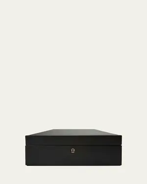 Wolf British Racing 8-piece Watch Box - Black