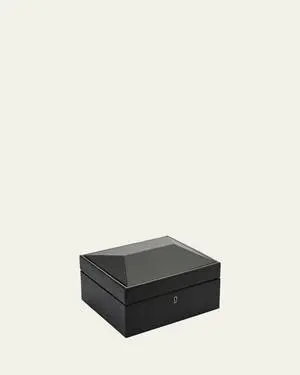 Wolf British Racing 8-piece Watch Box - Black