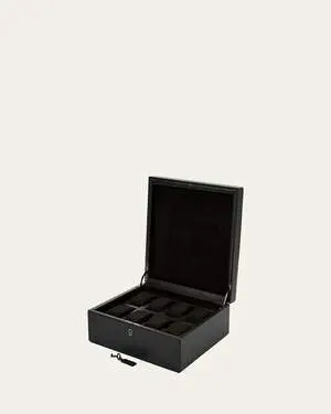 Wolf British Racing 8-piece Watch Box - Black