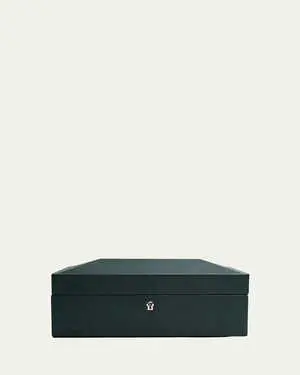 Wolf British Racing 8-piece Watch Box Green