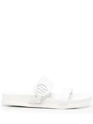 Tommy Hilfiger Logo Plaque Moulded Slides