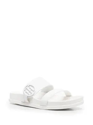 Tommy Hilfiger Logo Plaque Moulded Slides