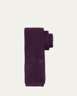 RALPH LAUREN Ralph Lauren Purple Label Superknit Silk Tie