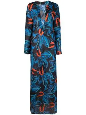 LOUISA BALLOU Abstract-print Dress