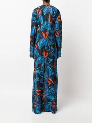 LOUISA BALLOU Abstract-print Dress