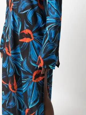 LOUISA BALLOU Abstract-print Dress