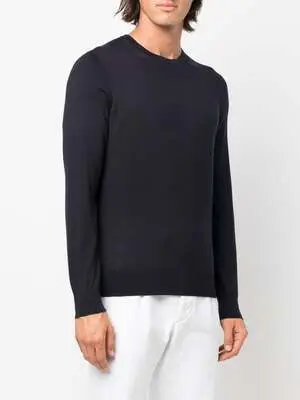 Zegna Crew Neck Sweater - Blue
