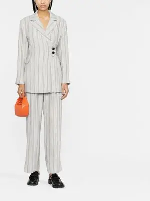 GANNI Striped Suiting Jacket