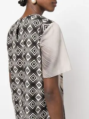 Alberta Ferretti Floral-print Shift Dress