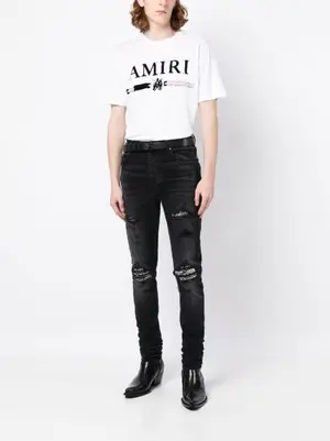Amiri Distressed Skinny Jeans
