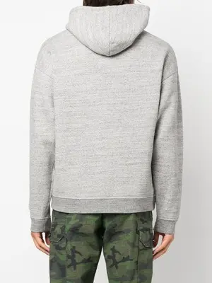 Dsquared2 Logo-print Cotton Hoodie - Grey
