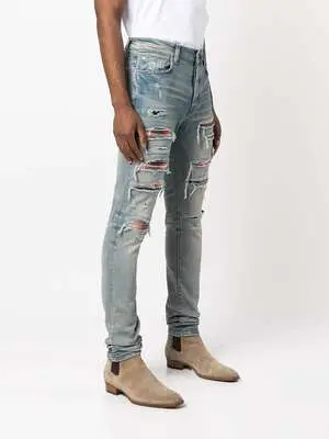 Amiri Distressed Skinny Jeans
