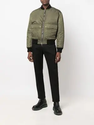 Roberto Cavalli Logo-patch Straight-leg Trousers