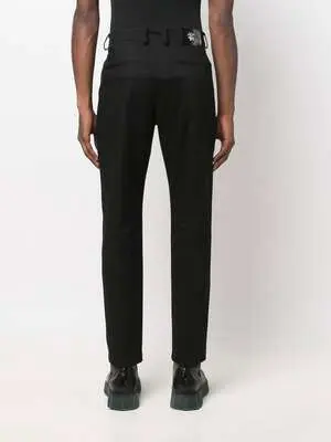 Roberto Cavalli Logo-patch Straight-leg Trousers