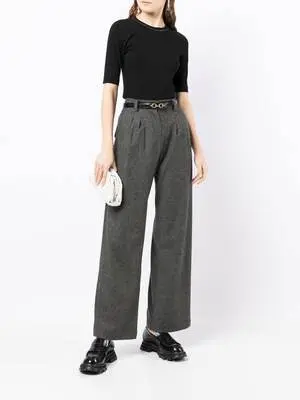 Brunello Cucinelli Monili-detail T-shirt - Black