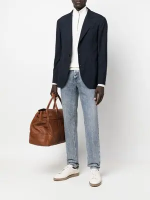 Brunello Cucinelli Low-rise Slim-cut Jeans - Blue