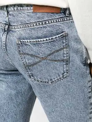 Brunello Cucinelli Low-rise Slim-cut Jeans - Blue