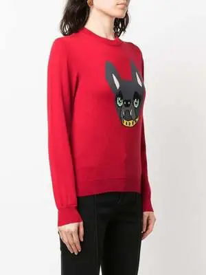 Dsquared2 Icon Dog Intarsia Knit Jumper
