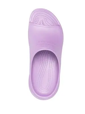 Balenciaga X Crocs Pool Sandals - Purple