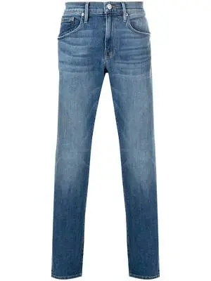 FRAME Straight-leg Mid-rise Jeans