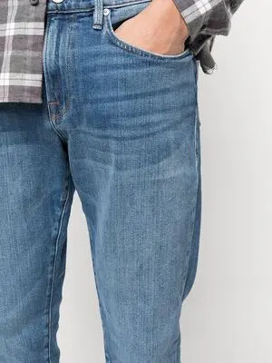 FRAME Straight-leg Mid-rise Jeans