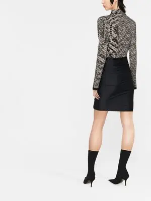 Balenciaga Gathered Mini Skirt
