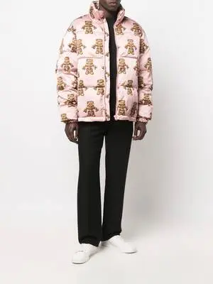 Moschino Graphic-print Padded Coat
