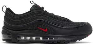 Nike Nike Black Air Max 97 Low-Top Sneakers - Black/university Red