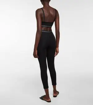 Khaite Merry Logo Jersey Leggings