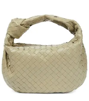 Bottega Veneta Jodie Intrecciato Small Leather Tote Bag - Beige