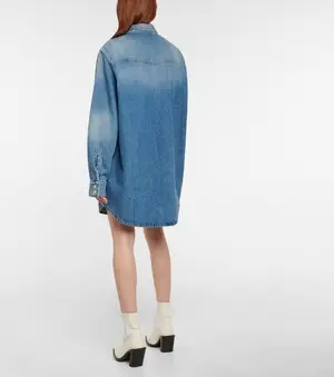 3x1 Stefy Oversized Denim Shirt - Blue
