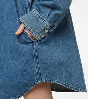 3x1 Stefy Oversized Denim Shirt - Blue