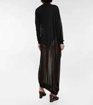 Alaïa Sheer Maxi Dress