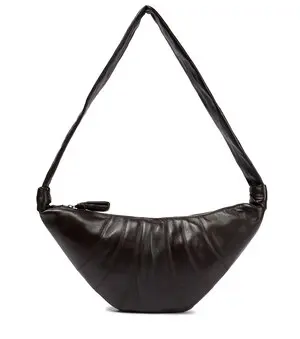 LEMAIRE Croissant Leather Shoulder Bag - Brown