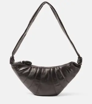 LEMAIRE Croissant Leather Shoulder Bag - Brown