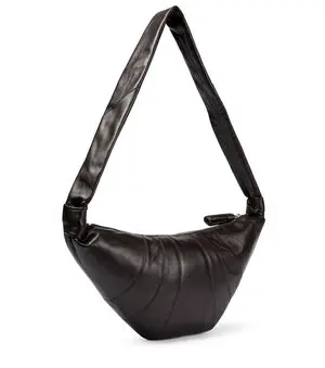 LEMAIRE Croissant Leather Shoulder Bag - Brown